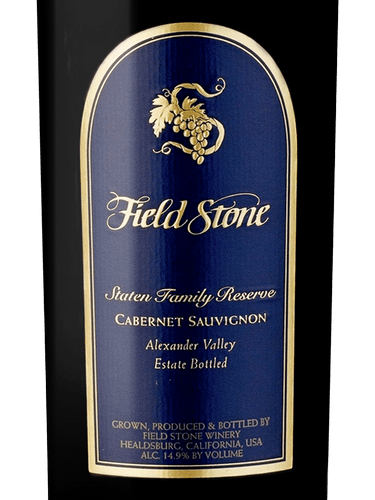 Field Stone Staten Family Reserve Cabernet Sauvignon | Vivino English
