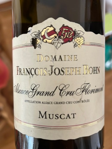 Francois-Joseph Bohn Muscat Alsace Grand Cru 'Florimont' | Vivino US