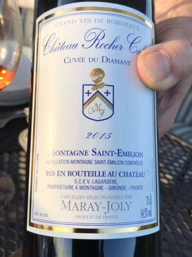 Maray Joly Château Rocher Calon Cuvée du Diamant Montagne-Saint-Émilion ...