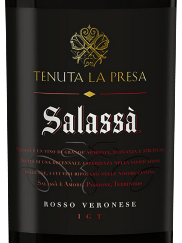 Tenuta la Presa Salassà Rosso Veronese | Vivino US