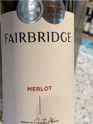 Fairbridge Merlot | Vivino US