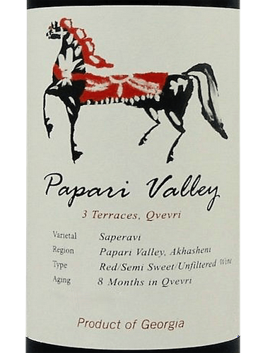 Papari Valley 3 Qvevri Terraces Saperavi |Vivino