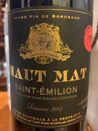 Haut Mat Réserve Saint-Émilion | Vivino US