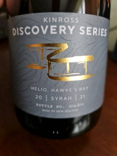 Kinross Discovery Series Helio Syrah | Vivino US