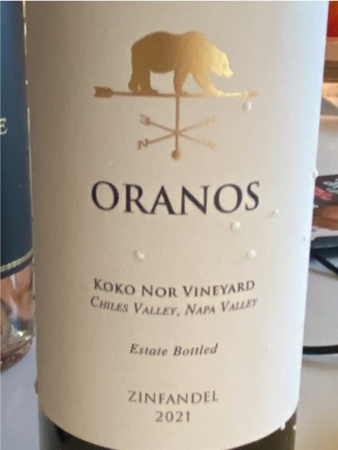 Oranos Koko Nor Vineyard Zinfandel | Vivino US