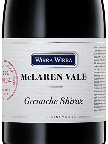 Wirra Wirra Select Vineyards Grenache - Shiraz | Vivino US