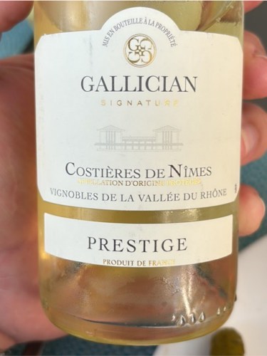 Gallician Prestige Costières-de-Nîmes Blanc | Vivino English