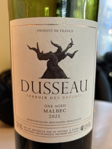 Dusseau Oak Aged Malbec | Vivino English