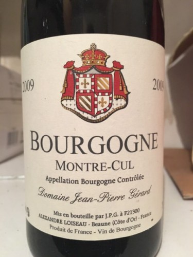 Alexandre Loiseau Domaine Jean-Pierre Gérard Bourgogne Montre-Cul ...