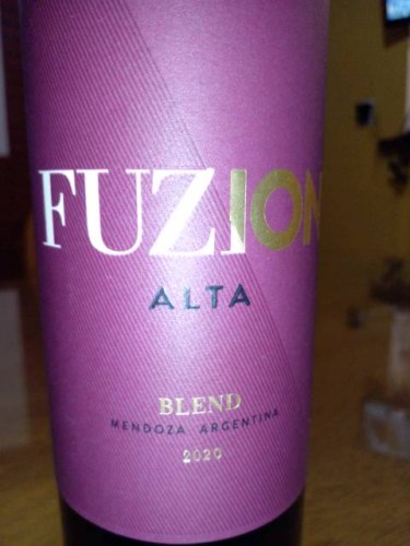 Fuzion Alta Blend | Vivino English