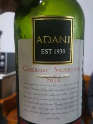 2016 Adani Premium Selection Cabernet Sauvignon | Vivino US