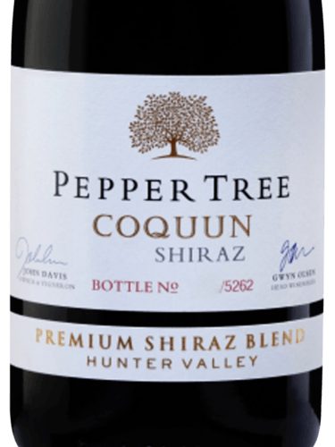 Pepper Tree Single Vineyard Coquun Shiraz | Vivino US