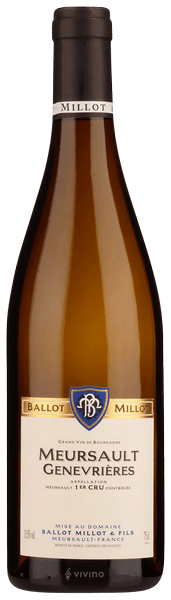 Ballot Millot Meursault 1er Cru 'Genevrières' | Vivino US