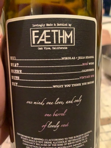 Faethm - Fingers Crossed Rosé | Vivino US