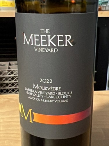 The Meeker Vineyard La Sierra Vineyard Block 8 Mourvèdre | Vivino US