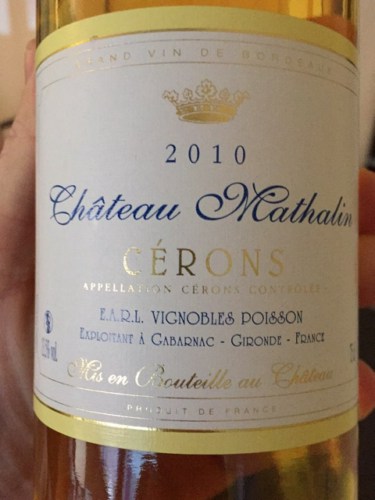 Château Mathalin Cerons | Vivino België
