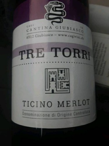 Cagi Cantina Giubiasco Tre torri Merlot | Vivino US