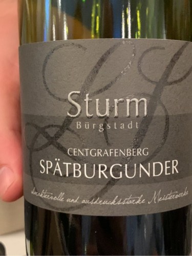Sturm Centgrafenberg Spätburgunder | Vivino US