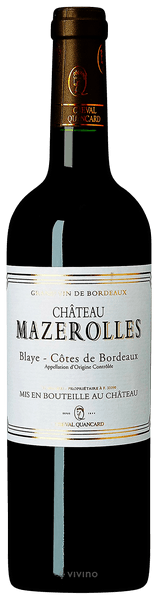 Cheval Quancard Château Mazerolles Blaye Côtes de Bordeaux | Vivino US