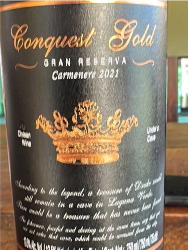 Conquest Gold Gran Reserva Carmenere | Vivino English