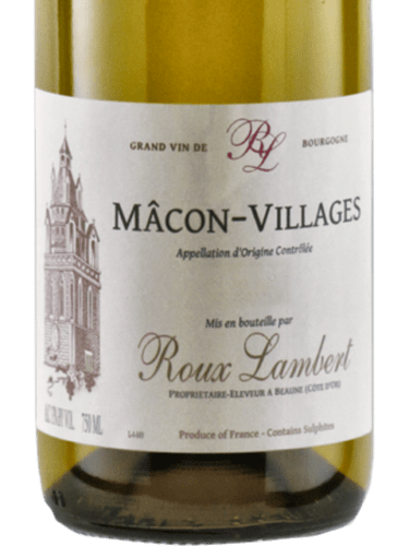 2019 Roux Lambert Mâcon-Villages | Vivino US