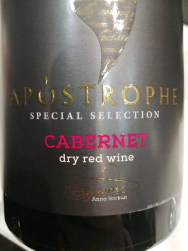 46 Parallel Wine Group Apostrophe Special Selection Cabernet Dry Red ...