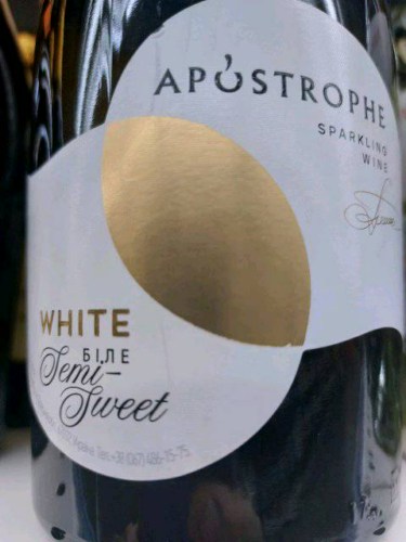 46 Parallel Wine Group Apostrophe Riesling Semi-Sweet Sparkling | Vivino US