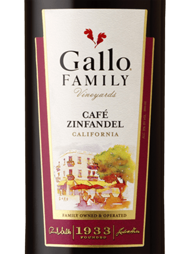 Gallo Family Vineyards Café Zinfandel | Vivino English