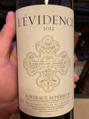 Château L'Evidence Bordeaux Supérieur | Vivino US