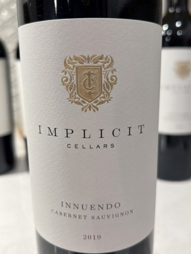 Implicit Cellars Innuendo Cabernet Sauvignon | Vivino English