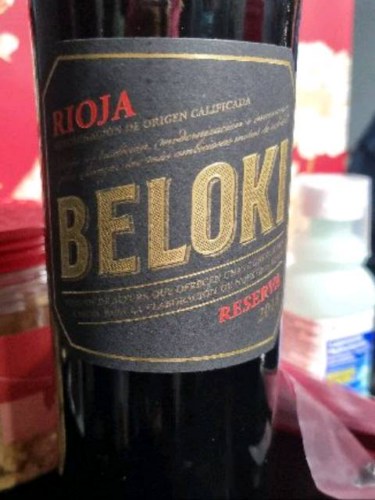 2018 Beloki Reserva |Vivino Hong Kong