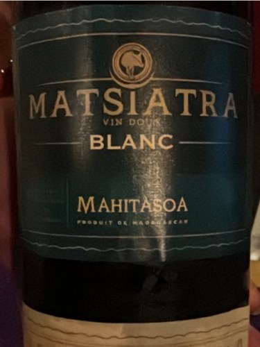Domaine de Mahitasoa Matsiatra Blanc | Vivino Français