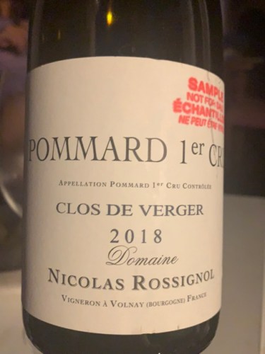 Domaine Nicolas Rossignol Pommard 1er Cru 'Clos de Verger' | Vivino US