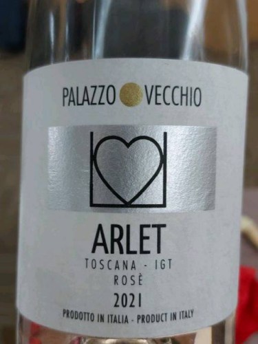 Palazzo Vecchio Arlet Rosé | Vivino US