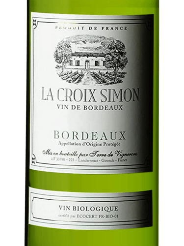 Terre de Vignerons La Croix Simon Bordeaux Blanc | Vivino English