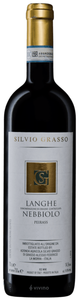 2020 Silvio Grasso Peirass Langhe Nebbiolo | Vivino US