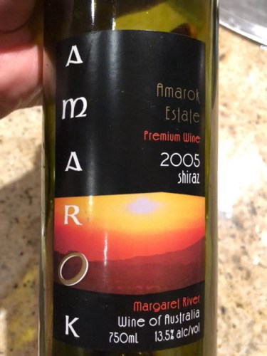 Amarok Amora Estate Shiraz | Vivino US