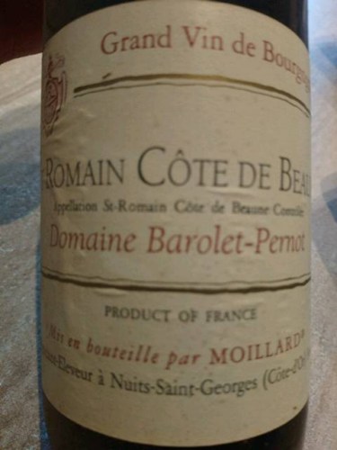 Moillard Domaine Barolet-Pernot Romain Côte de Beaune | Vivino US