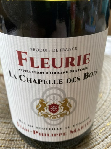 Domaine Jean Philippe Martin La Chapelle des Bois Fleurie | Vivino France