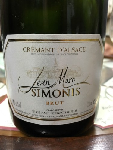 2020 Jean-Marc Simonis Crémant d'Alsace Brut | Vivino US
