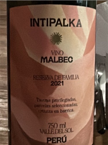 Intipalka Reserva de Familia Malbec | Vivino US
