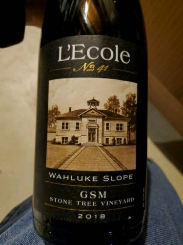 2018 L'Ecole No 41 Stone Tree Vineyard GSM | Vivino US