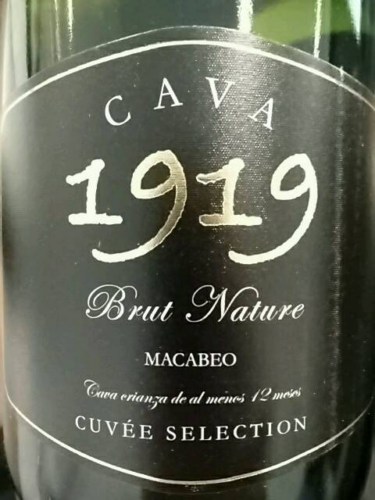 Casa Rojo Cava 1919 Brut Nature Cuvée Sélección Macabeo | Vivino English
