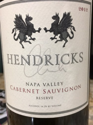 2012 Hendricks Reserve Cabernet Sauvignon | Vivino US