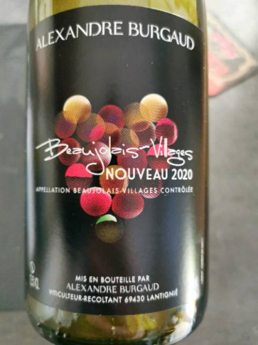 Alexandre Burgaud Beaujolais-Villages Nouveau | Vivino US