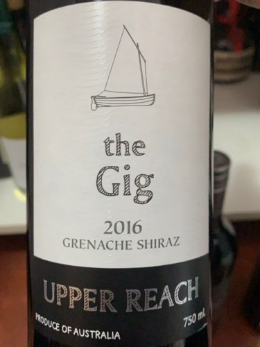 Upper Reach The Gig Shiraz - Grenache | Vivino English