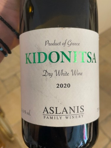 Aslanis Kidonitsa Dry White | Vivino US