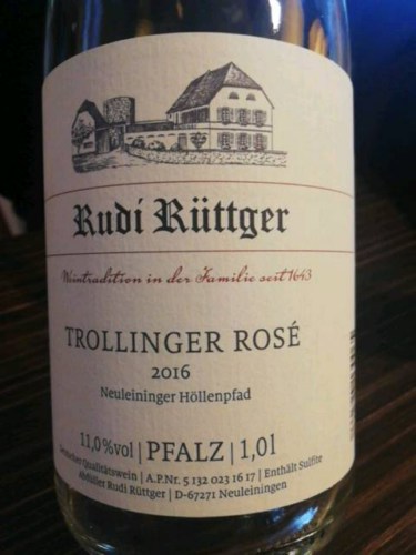 Rudi Rüttger Neuleininger Höllenpfad Trollinger Rosé | Vivino Australia