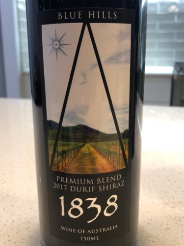 The Olive Nest & 1838 Wines Blue Hills Premium Blend Durif - Shiraz ...
