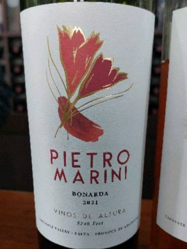 Pietro Marini Bonarda | Vivino US
